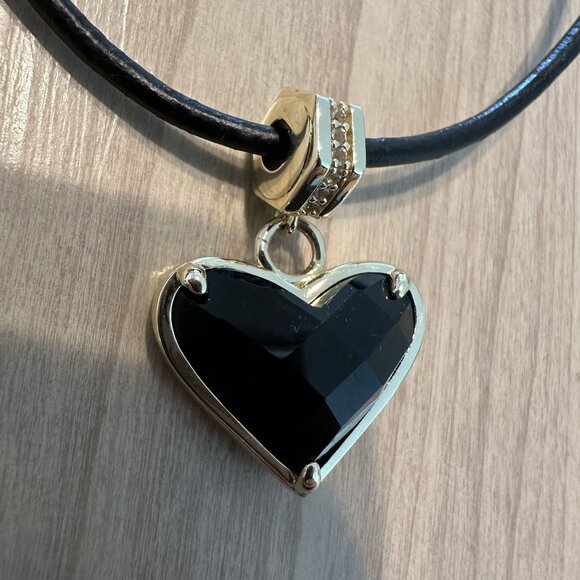 F+H Studios | Jewelry | Fh Studios Heart Collection Black Onyx Gemstone ...